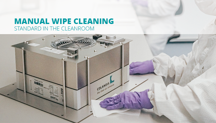 Manual wipe cleaning – standard in the cleaning laboratory